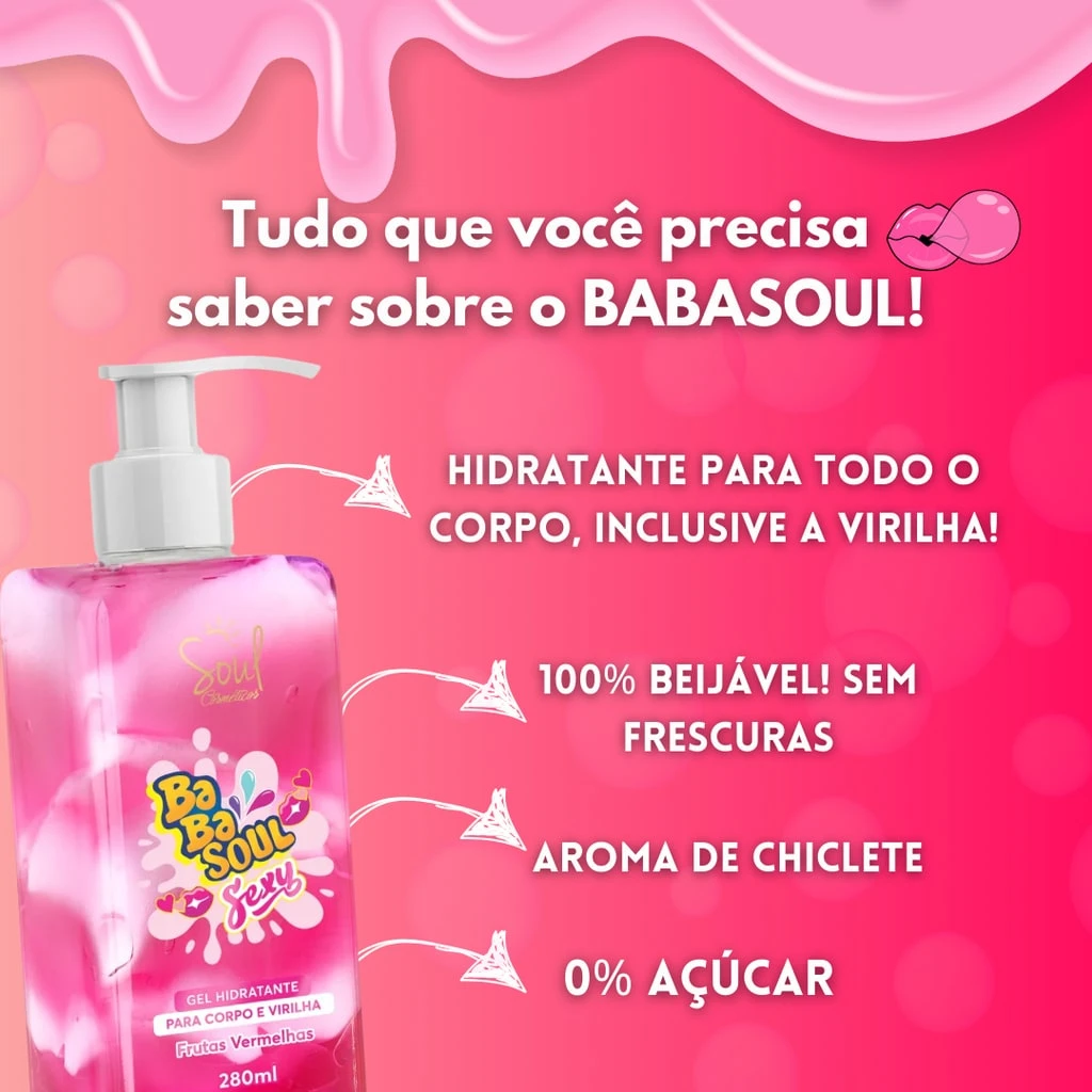 BABASOUL GROIN BODY GEL RED FRUITS KISSABLE SOUL | Moda de Mujer ...