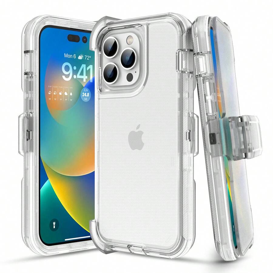 Rugged Shockproof Defender Phone Case Compatible With IPhone 17 / 16 ...