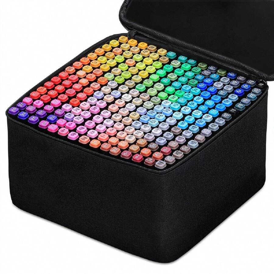 Art Markers 12/30/40/60/80/100/168 Colors Markers Pens Alcohol Felt Pen ...