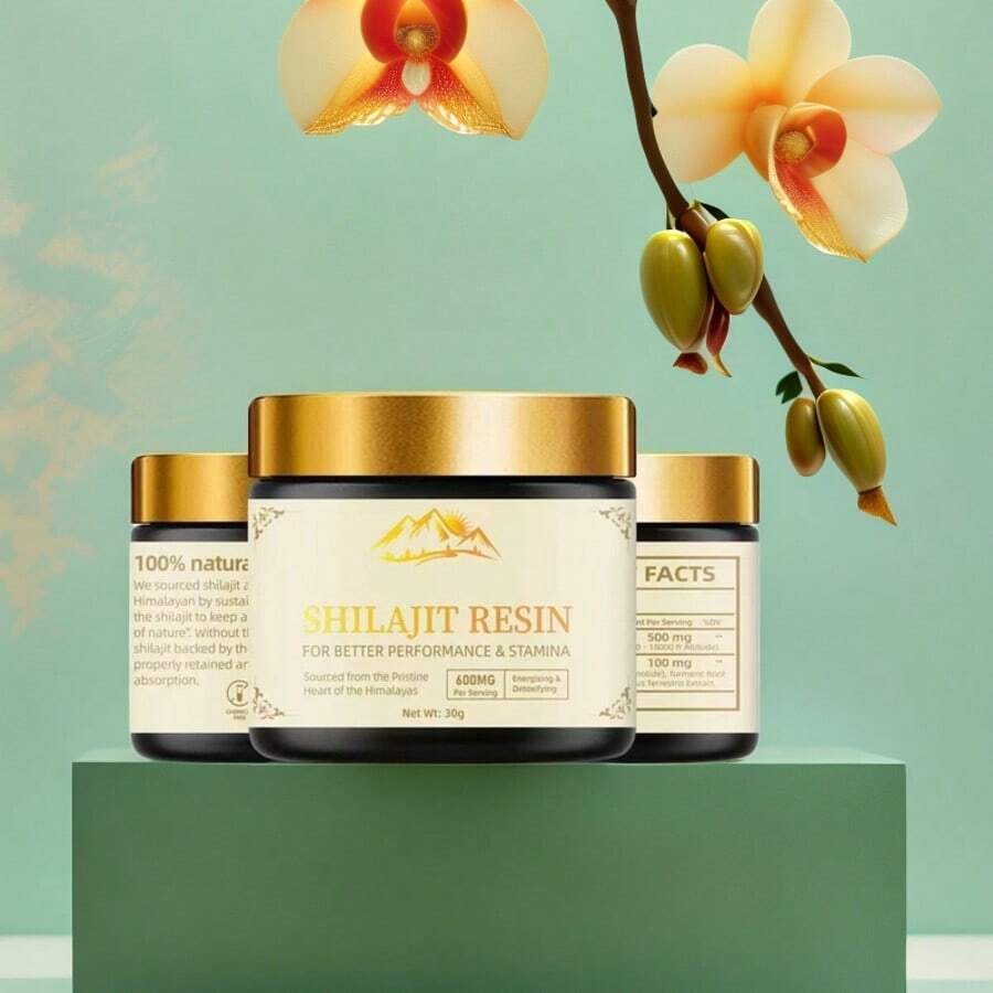 Pure Natural Organic Himalayan Shilajit Biyode Resin 600mg | Mode en ...