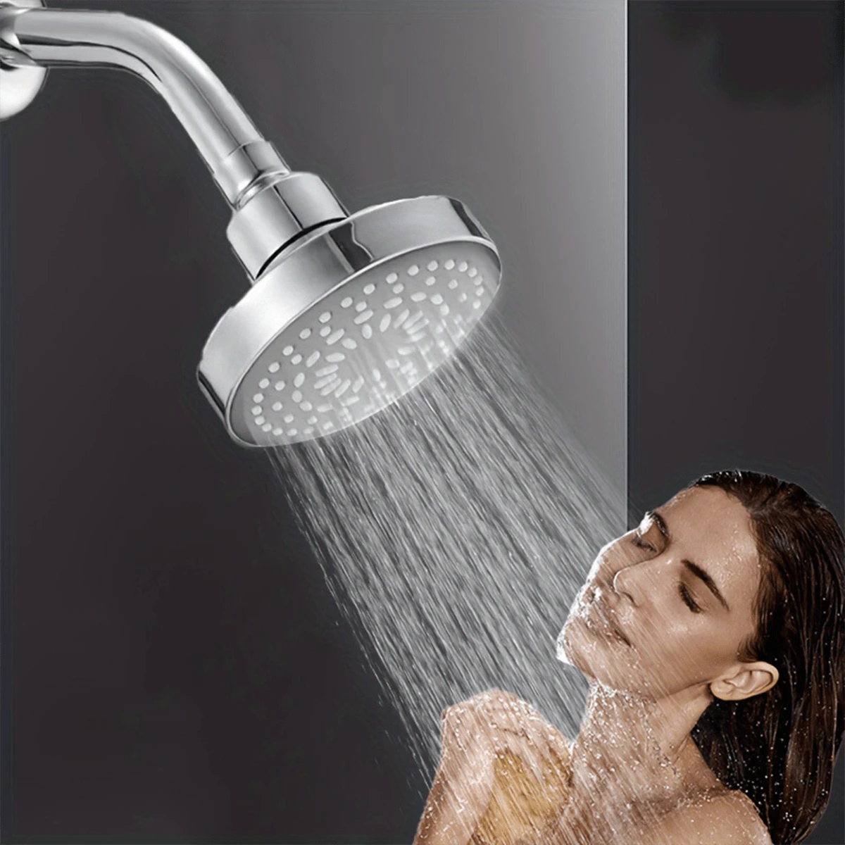 High Pressure Shower Head, Powerful Deluxe Bathroom Showerhead With ...