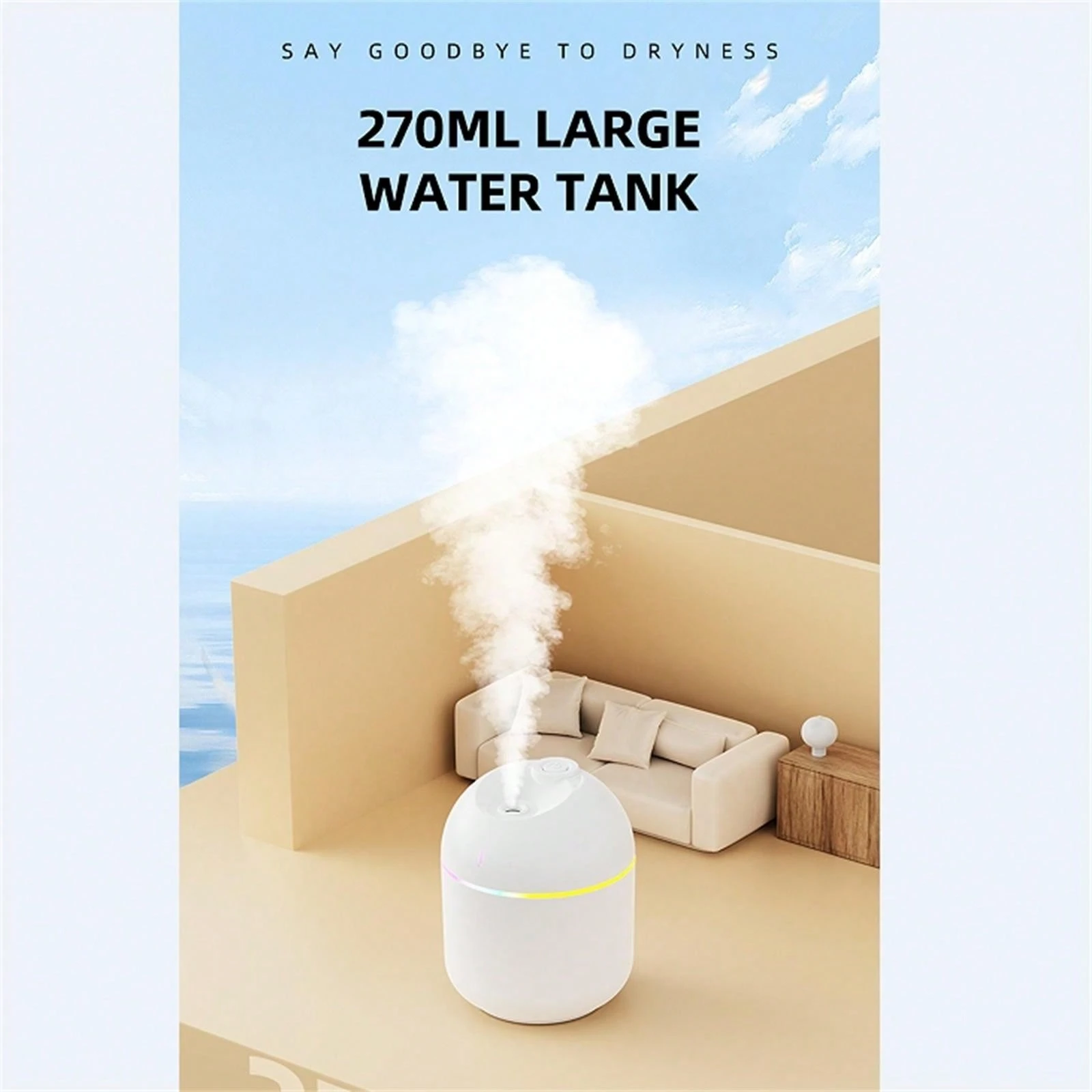 Cocoon Humidifier And Nightlight: Keeps The Room Fresh And Plants ...