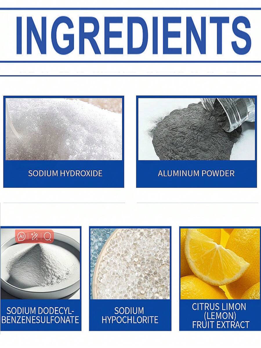 Jaysuing Drain Pipe Blockage Removal Powder Sewer Toilet Kitchen ...