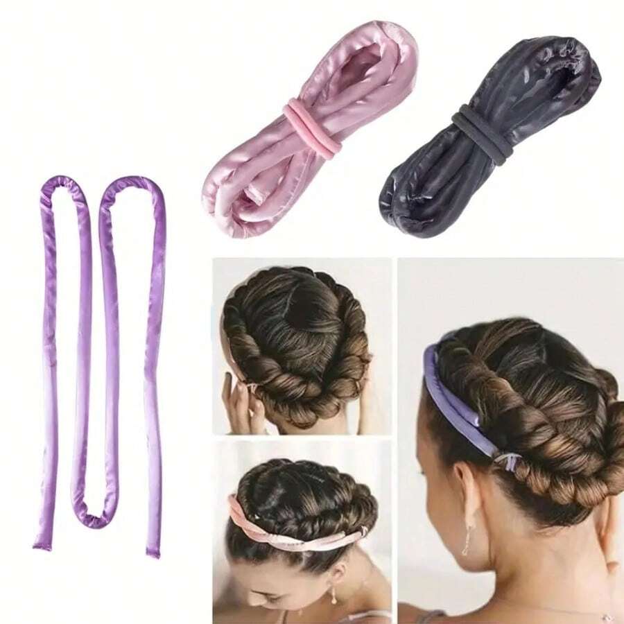 5.3ft Extra-Long Heatless Hair Curler For Women - Overnight, No Heat ...