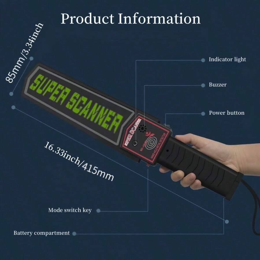 Handheld Metal Detector High Sensitivity Security Inspection Device For ...