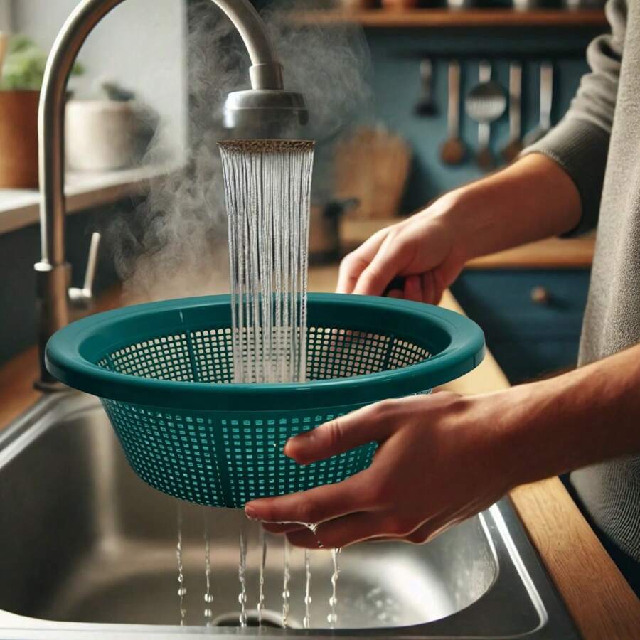 Kit With 60 Plastic Baskets: Multipurpose Drainer For Washing Food ...