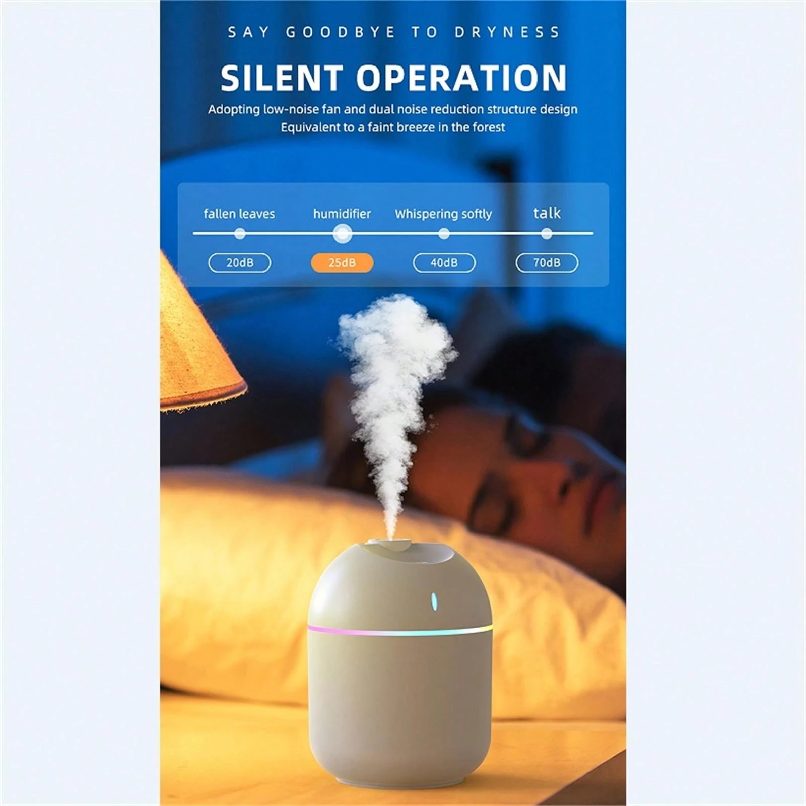 Cocoon Humidifier And Nightlight: Keeps The Room Fresh And Plants ...