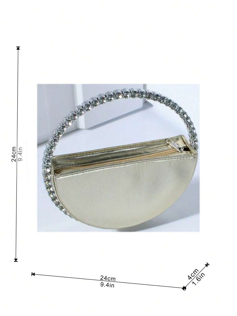 Classic Cute Round Party Clutch, Evening Bag, Women Handbag, Pouch ...