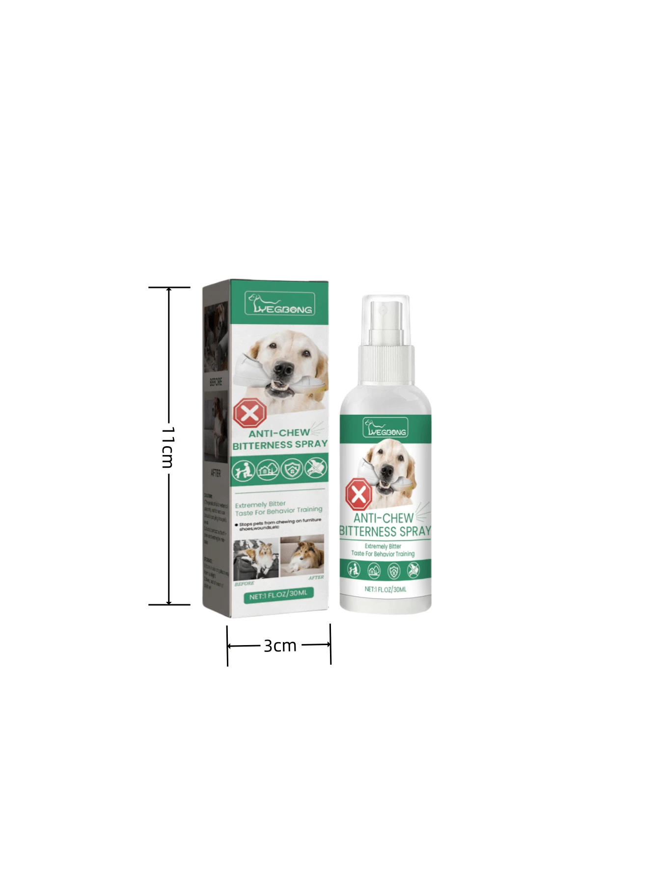 Pet Anti-Chew Spray, Behaviour Correction Spray For Cats And Dogs To ...