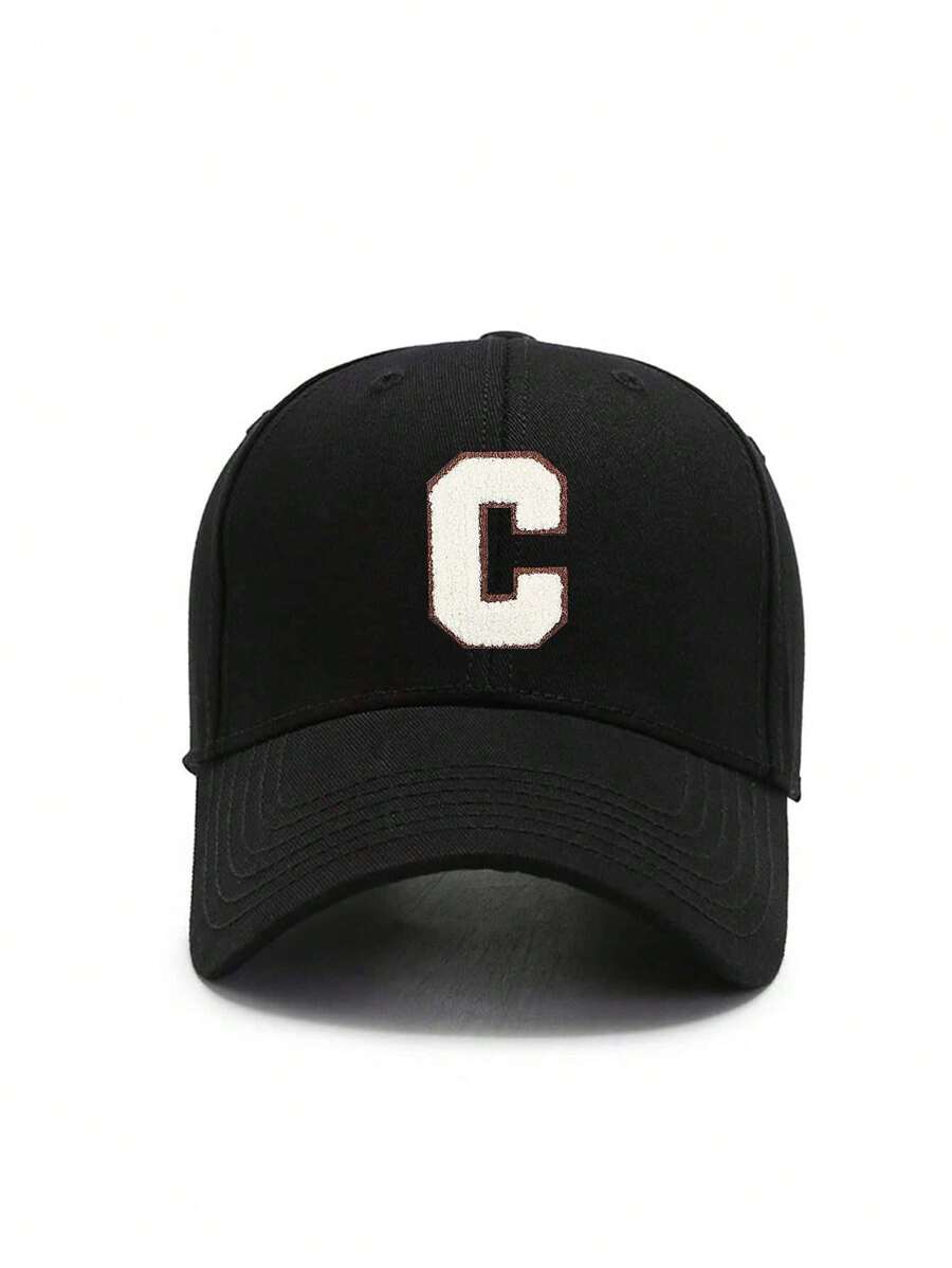 26pcs Alphabet Creative Baseball Cap, Hard Top Black Hats, Handmade DIY ...