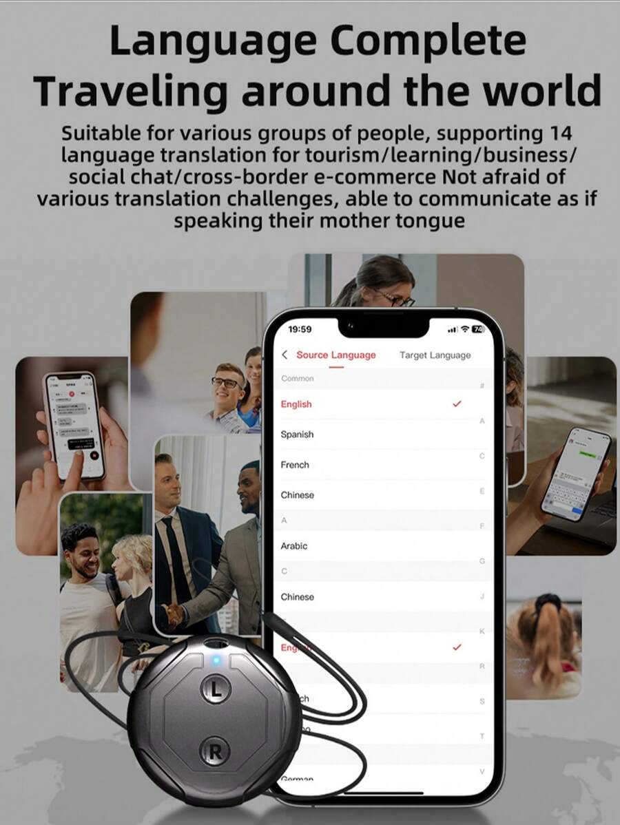 2025 AI Intelligent Smart Translator Talen APP Simultaan tolken ...