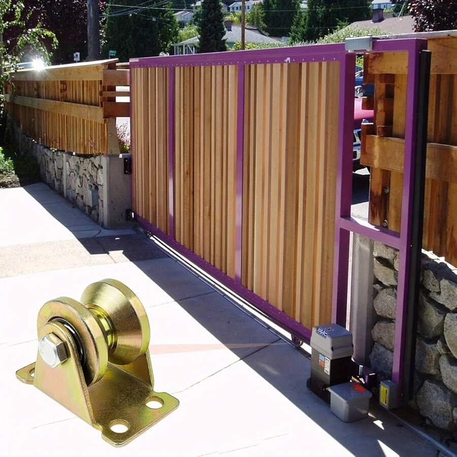 4 Pacotes de Roldanas de Cabo de Aço Reforçado, Rodas de Trolley com ...