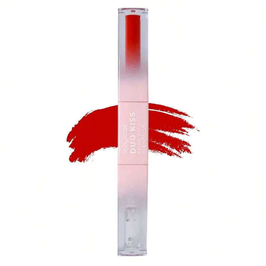 Ruby Rose Batom Líquido Ruby Rose Duo Kiss Matte 2 em 1 Alta Cobertura Com Gloss | SHEIN Brasil