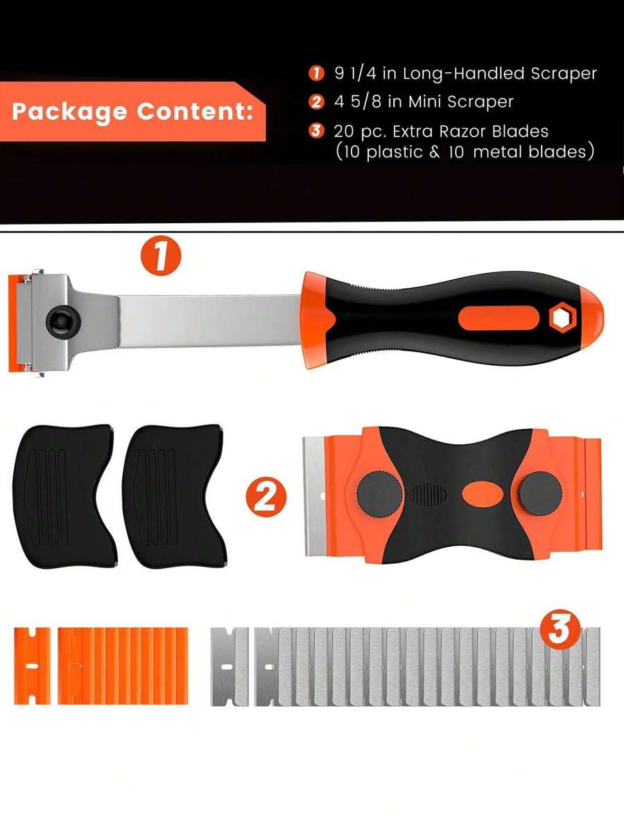 2pcs/Set Razor Blades, For Removing Labels, Registration Tags, Tinting ...