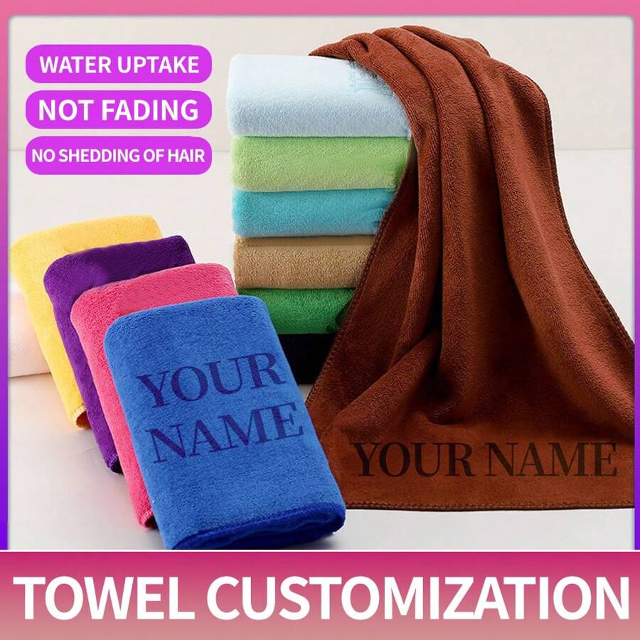 Customized Towels, Christmas Gift, Holiday Decor Personalized Towels ...