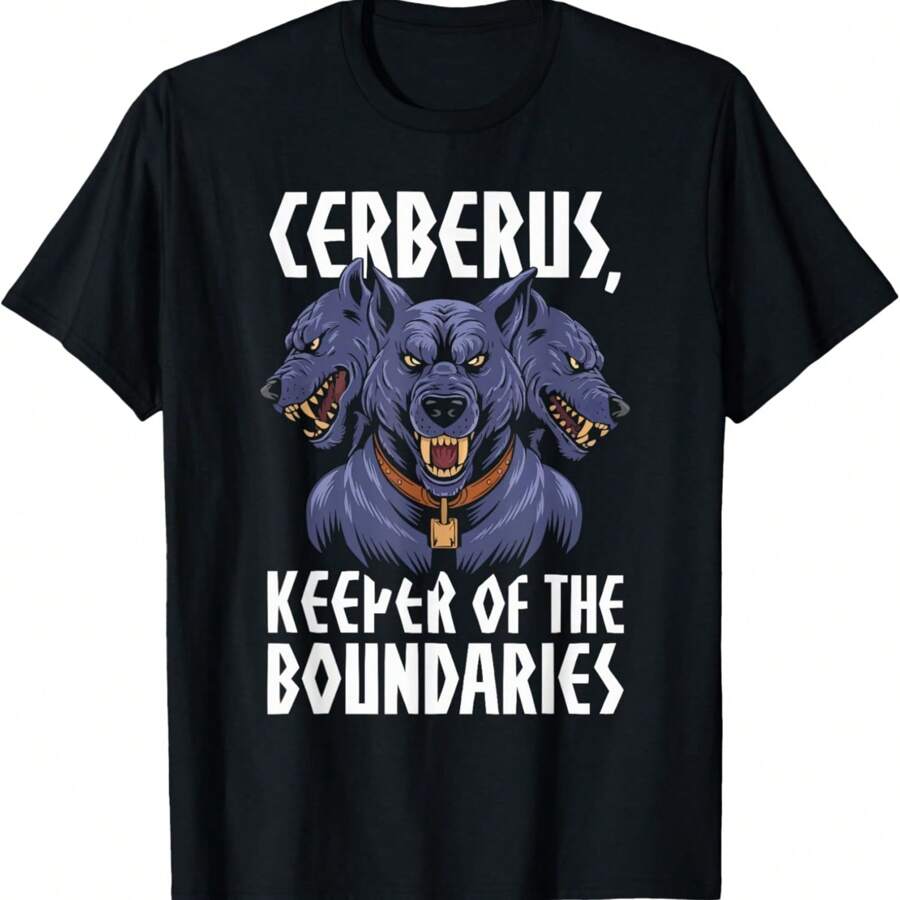 Cerberus Three Headed Dog Mythical Creature Greek Mythology T-Shirt | SHEIN USA