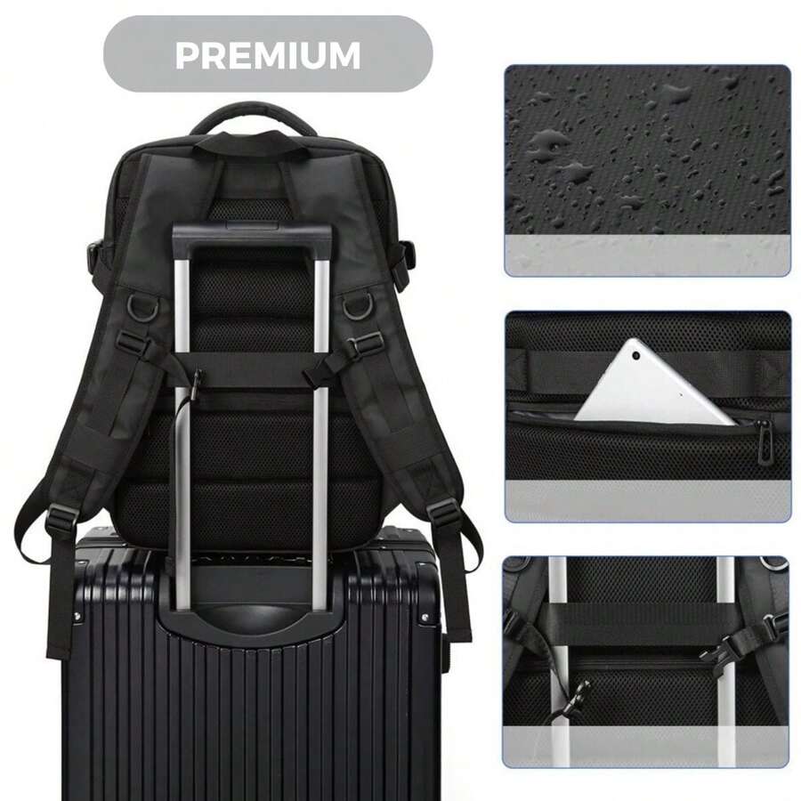 STAR SHOP 10kg Carry-On Suitcase Kit Executive Expandable Travel Backpack Kit Airplane Carry-On ...