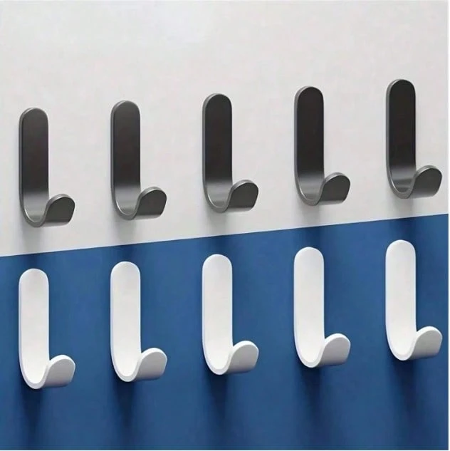 6 ganchos adhesivos, colgador de abrigos, ganchos para colgar en la ...