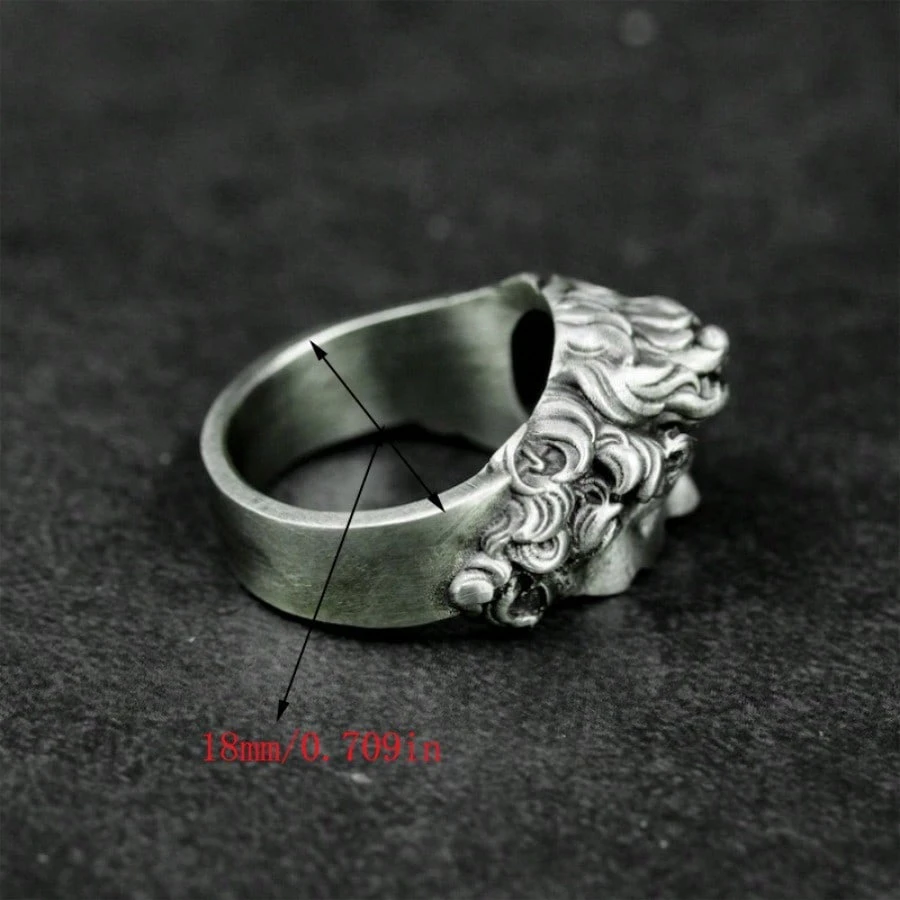 Anel Quebrado de David em Prata - Anel do David de Michelangelo - Anel ...