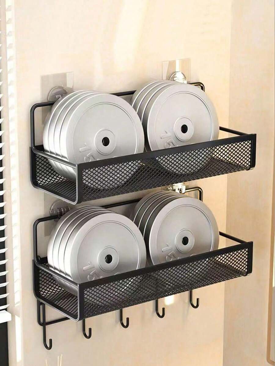 1pc, Perforation-Free Storage Shelf, Bedroom Living Room Bathroom ...
