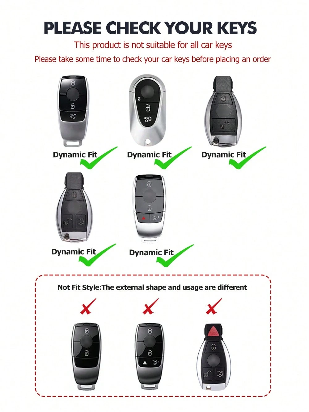 Customized Car Men Gift Mercedes Key Fob Cover TPU Key Case Soft Car ...