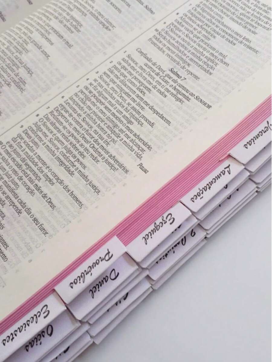 Bible Index Marker Adhesive Tabs (Purple) Tabs For Evangelical Bible ...
