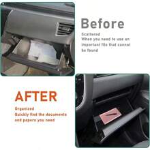 1pc Car Document Organizer, Card Holder For Business Cards, Driver's ...