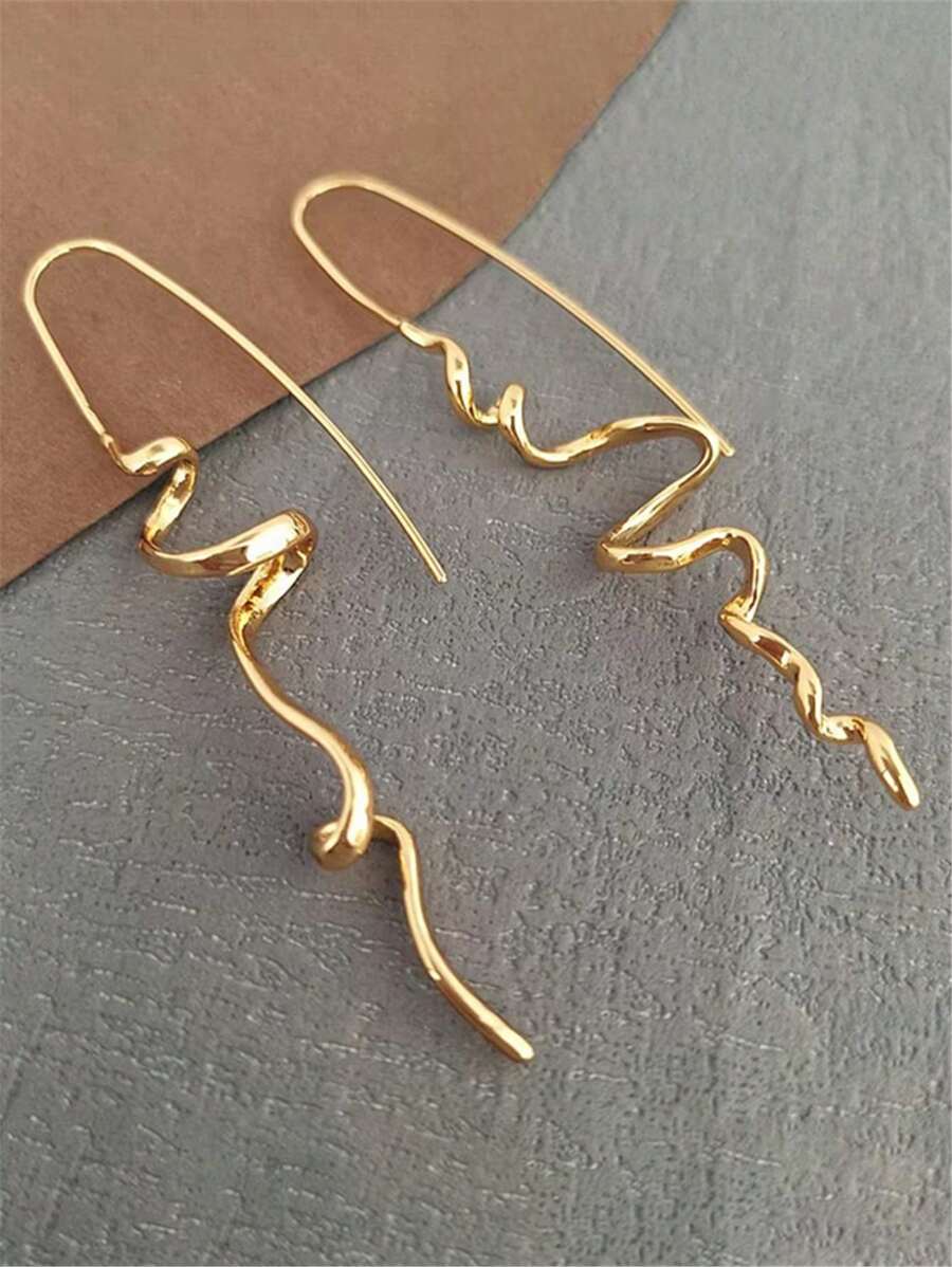 1 Pair Fashion Women's Abstract Design Retro Ear Cuff Jewelry Cool ...