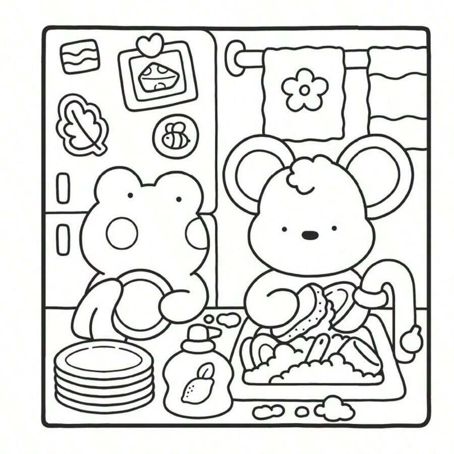 Comfy Days: Coloring Book For Adults And Teens Featuring Super Cute ...