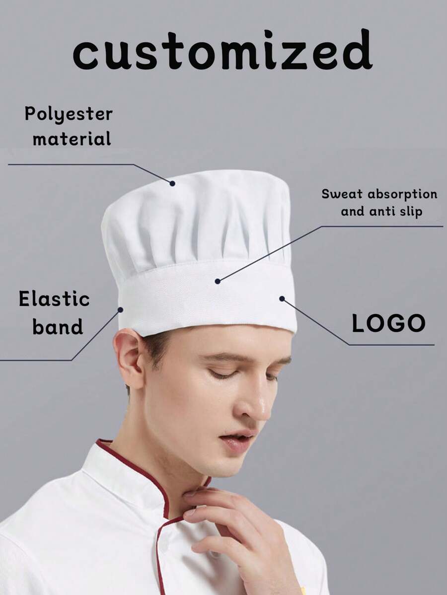 Customized Chef Hats, Anti-Dust Caps, Work Caps For Bakeries, Cafes ...