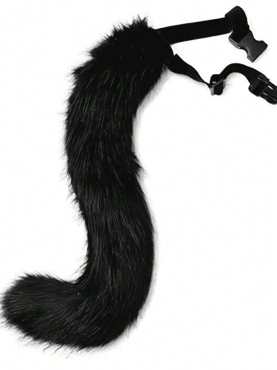 Handmade Realistic Cat Ear Headband, Fox Tail Accessory, Anime Animal ...