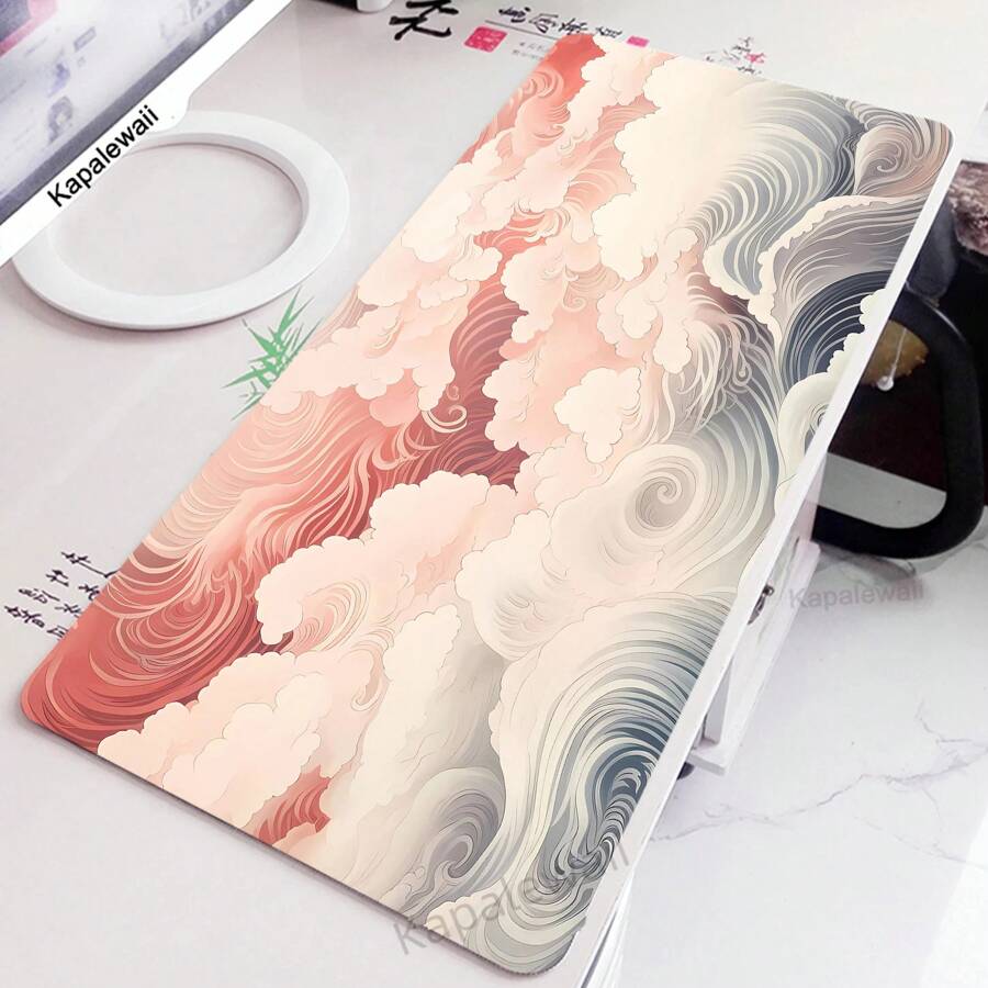 Big Gaming Mouse Pad Great Wave HD Print Gaming Large Mouse Pad XXL ...