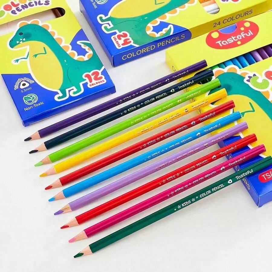 Colorful Pencil Oil Pastel Drawing Set For Children, Suitable For ...