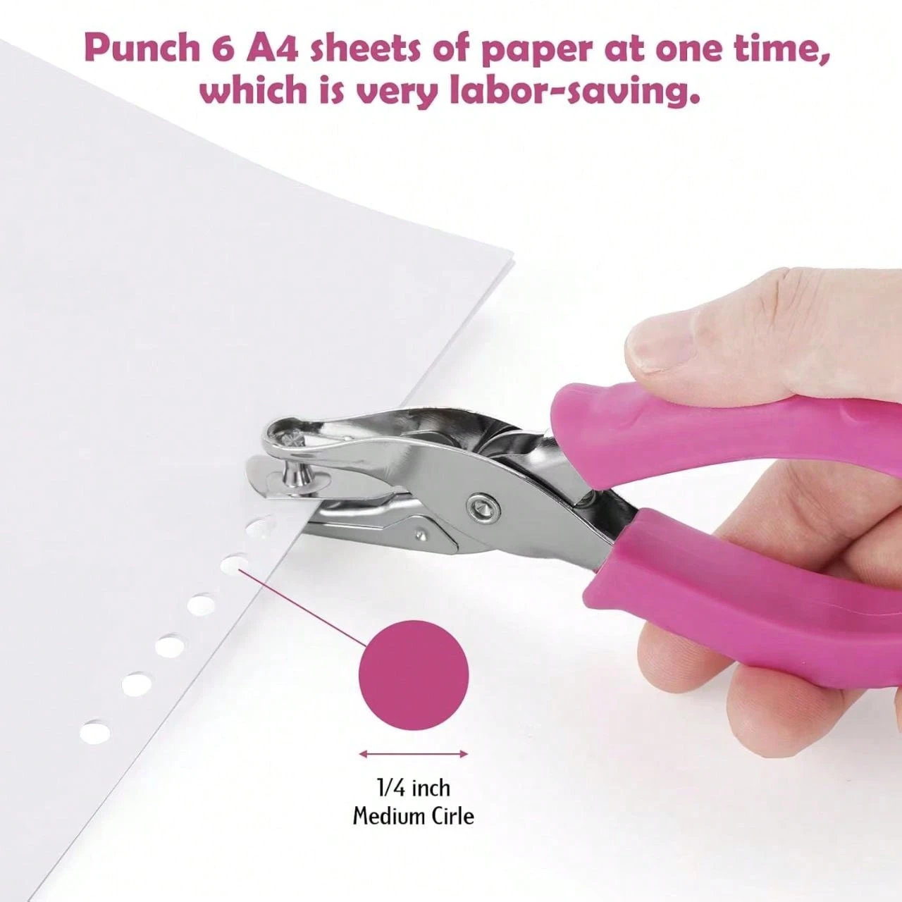 Circle Hole Punch For Journals And Planners, DIY Loose-Leaf Hole Punch ...