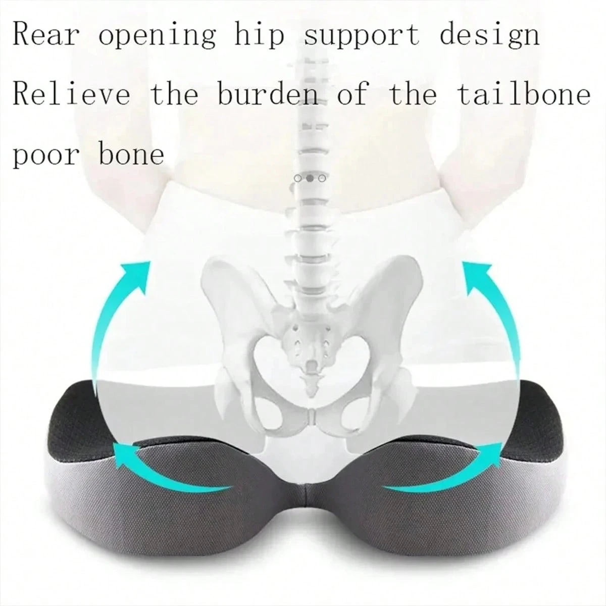 Cushion Non Slip Orthopedic Memory Foam Prostate Cushion For Tailbone ...
