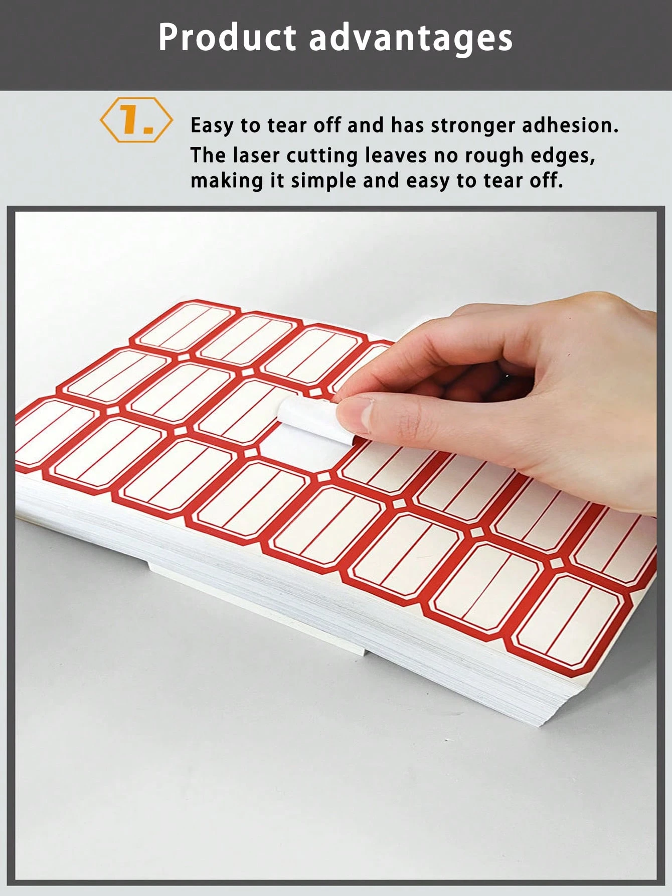 50 Self - Adhesive Labels For Office Supplies. They Can Be Used As ...