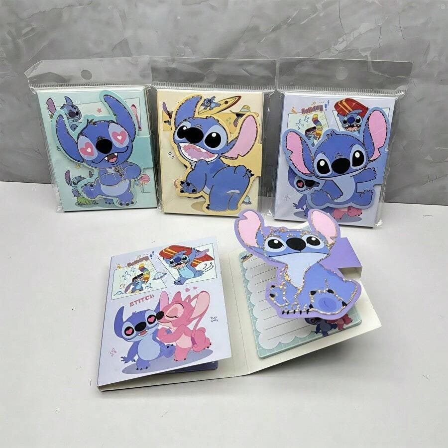 Disney Stitch Alien Hot Stamping Three Fold Convenience Tape Magnetic ...