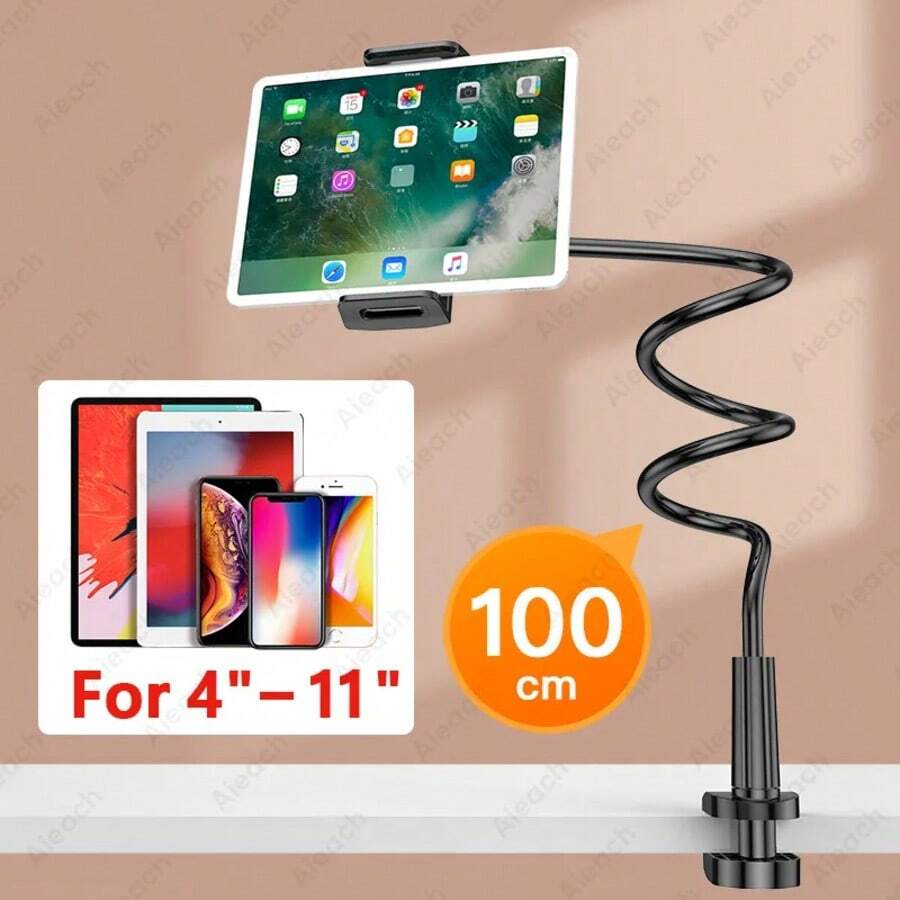Gooseneck Tablet Stand Holder For Bed Desk Phone Holder Flexible Long ...