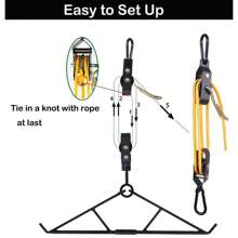 Deer Hanger Elk Pulley Lift System With Hunting Game Hanging Kit ...