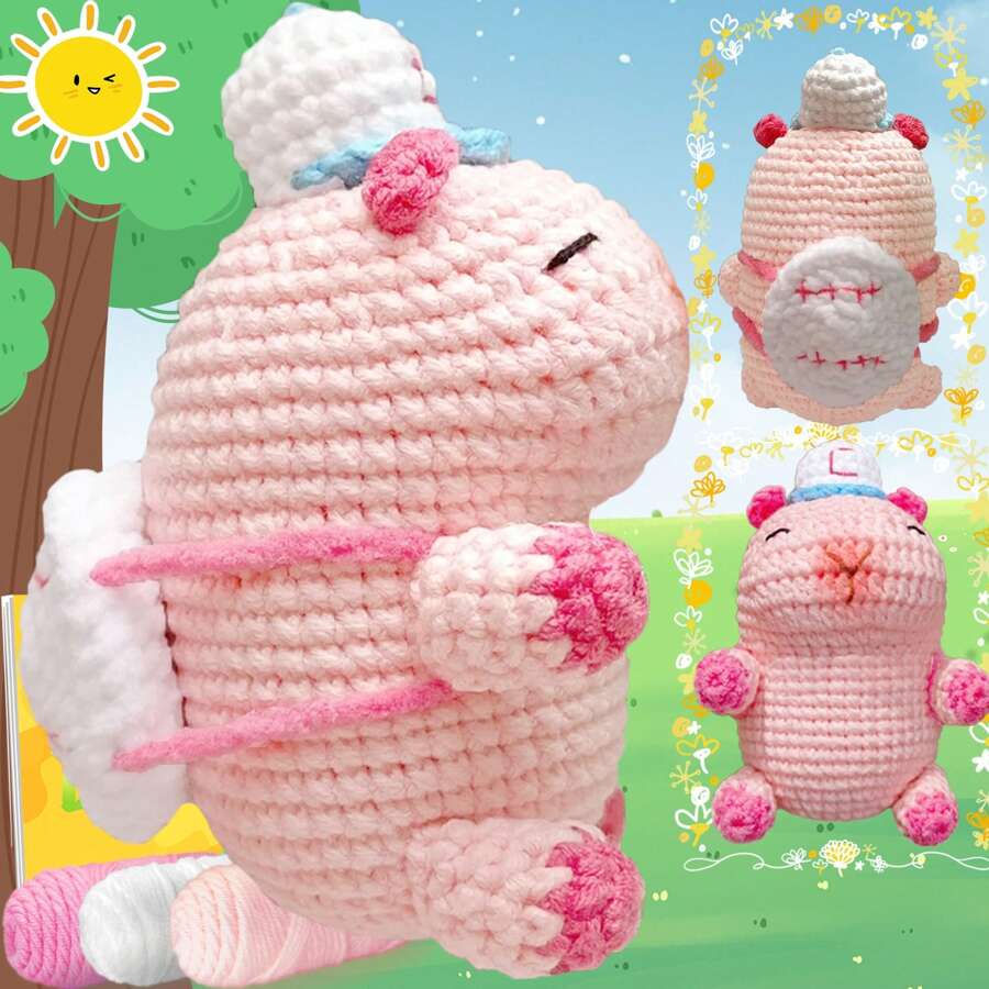 DIY Capybara Crochet Set Suitable For Starters Who Are New To Crochet ...