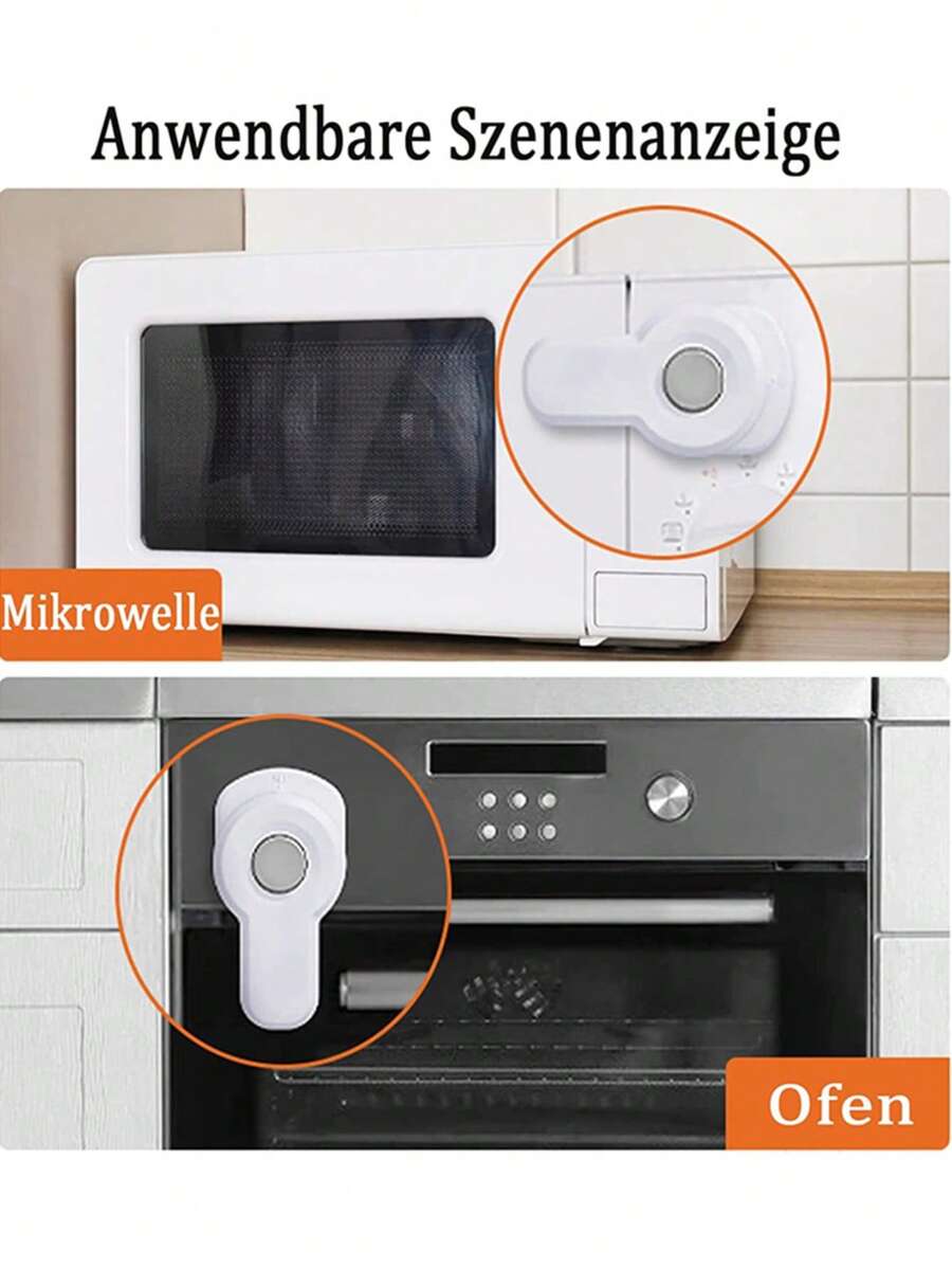 1pc Oven Door Safety Lock, Microwave Locking Clip, Cabinet Door Latch ...