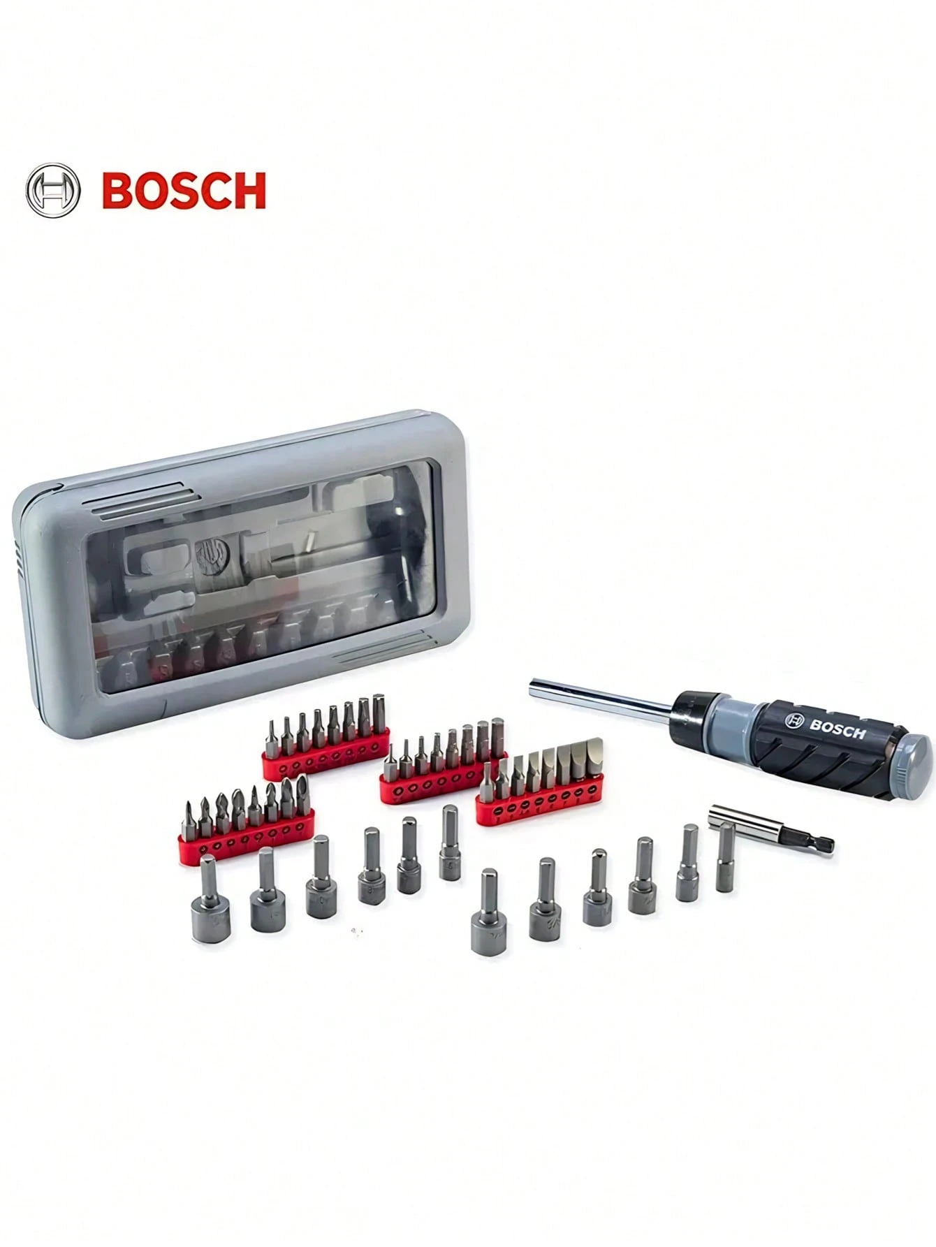 bosch Bosch 46-Piece Ratchet Screwdriver Set Precision Screwdriver Bit ...