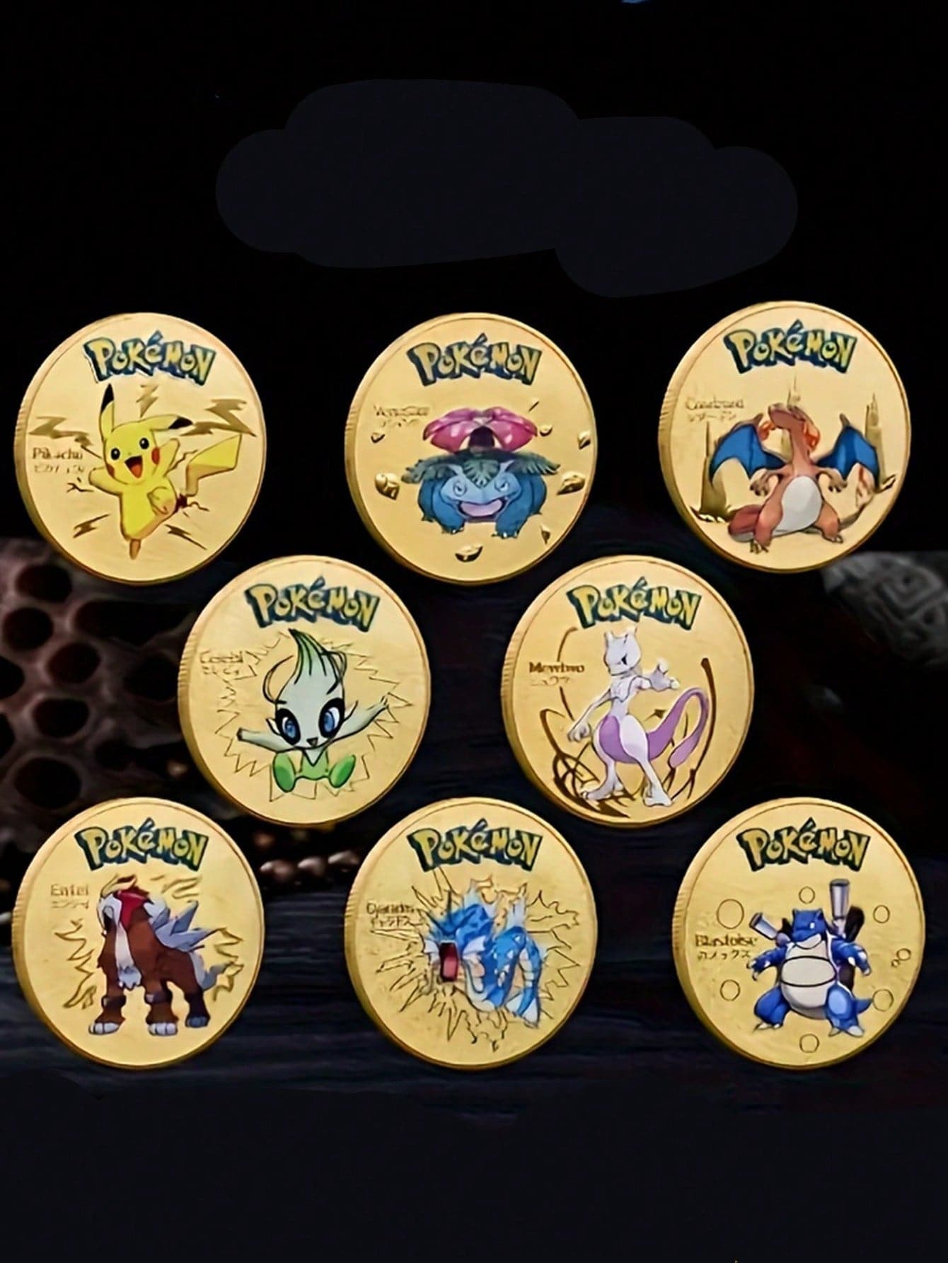 pokemon Pokemon Gold Alloy Commemorative Coins - Pikachu.Charizard ...
