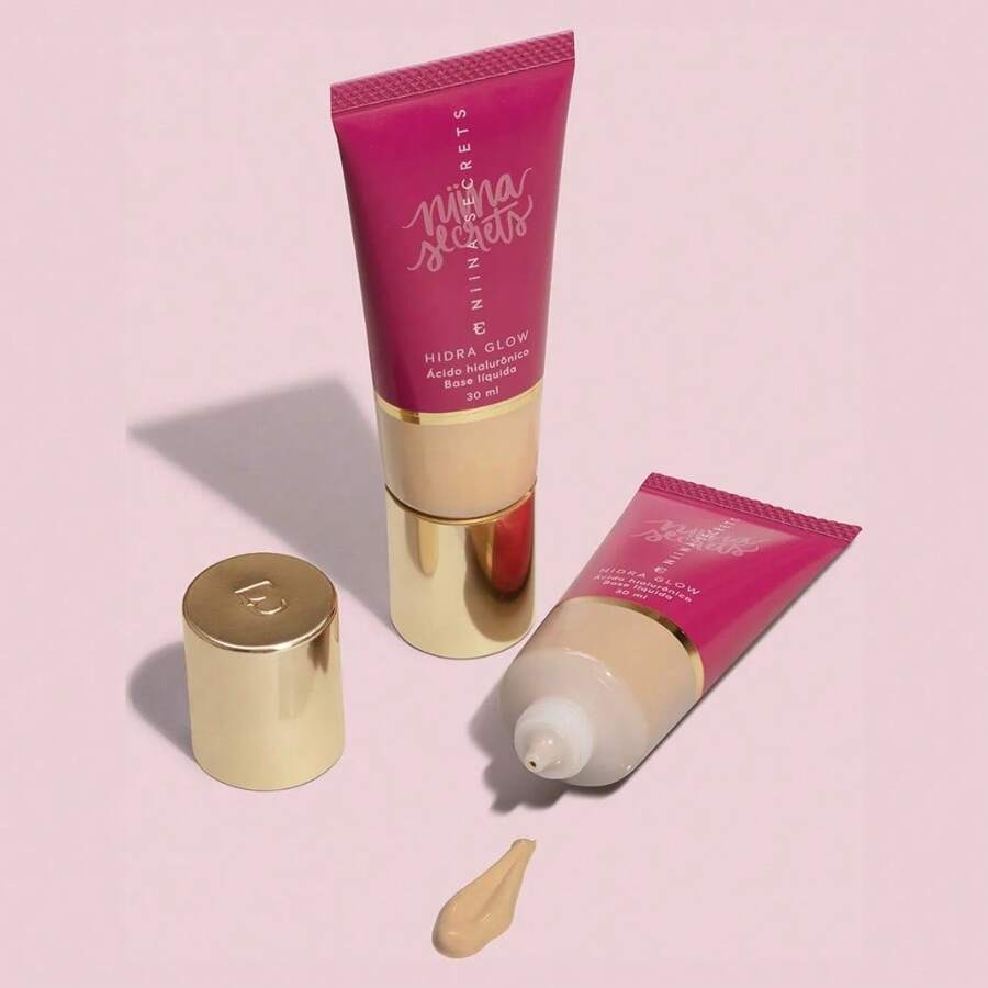 Base Niina Secrets Hidra Glow Média Cobertura FPS16 C/ Ácido ...