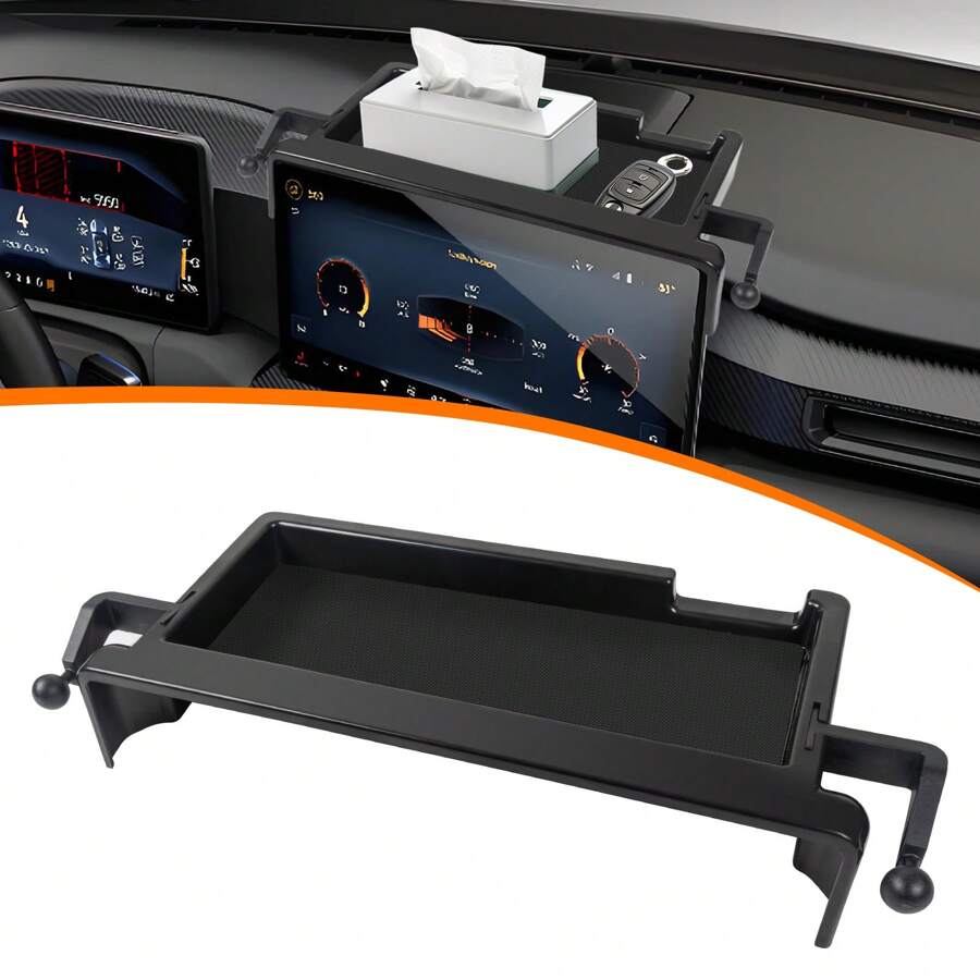 Dashboard Storage Box Behind Screen Fit For 2024+ Fords Mustang ...