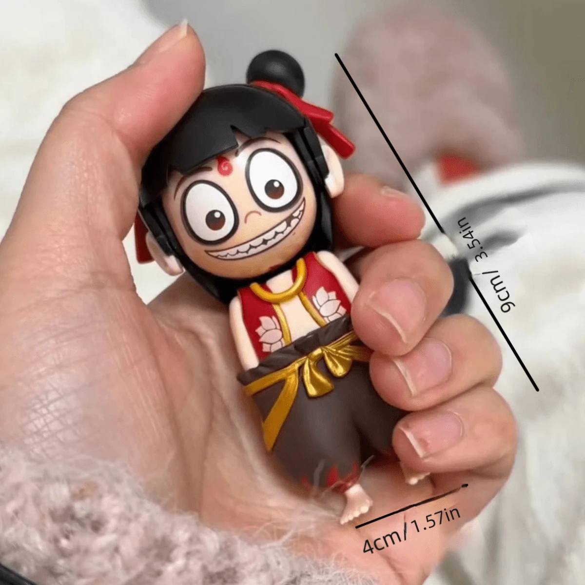 Random Style Nezha Facial Expression Toy, Magic Movable Face Decoration ...