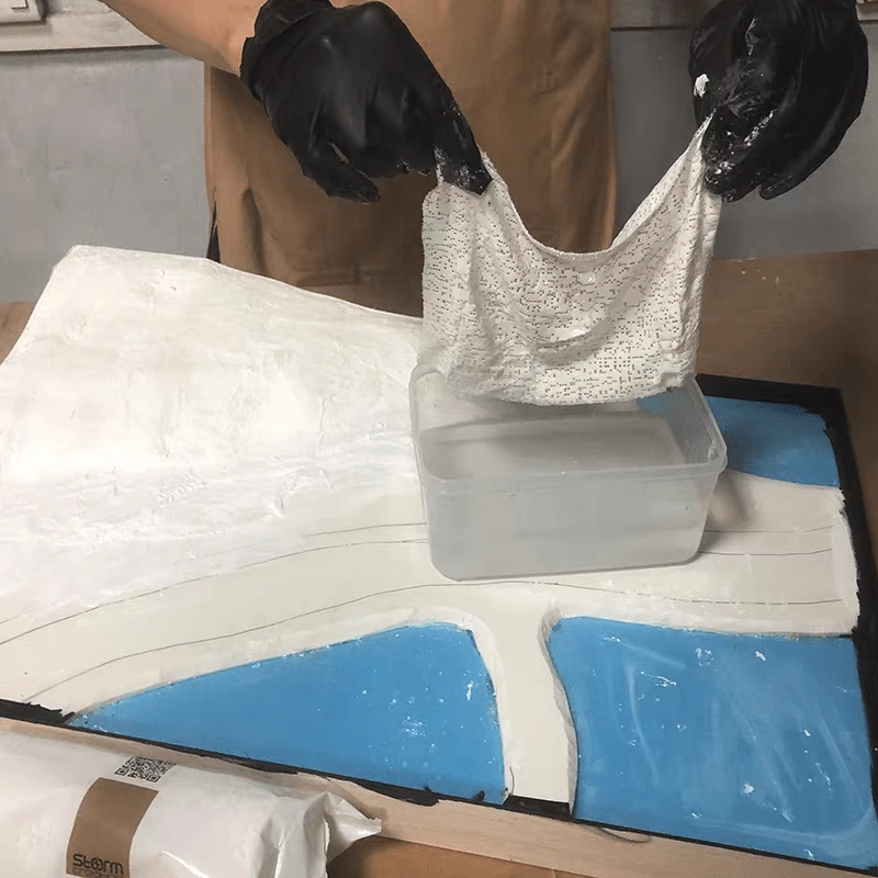 Professional-Grade Plaster Modeling Cloth Mountain Model Plastic ...