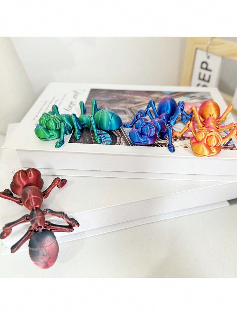 3D Printed Articulated Miniature Ant Figurine Model, Realistic ...