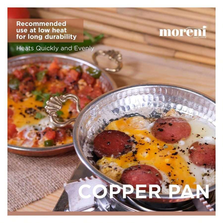 Handmade Copper Frying Pan | Traditional Turkish Copper Skillet With ...