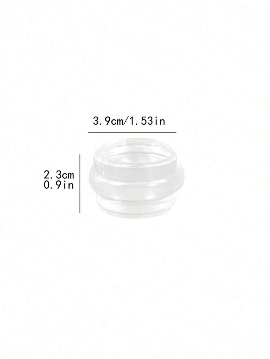 1/2pcs Self-Adhesive Plastic Door Stopper Transparent Buffer Suitable ...